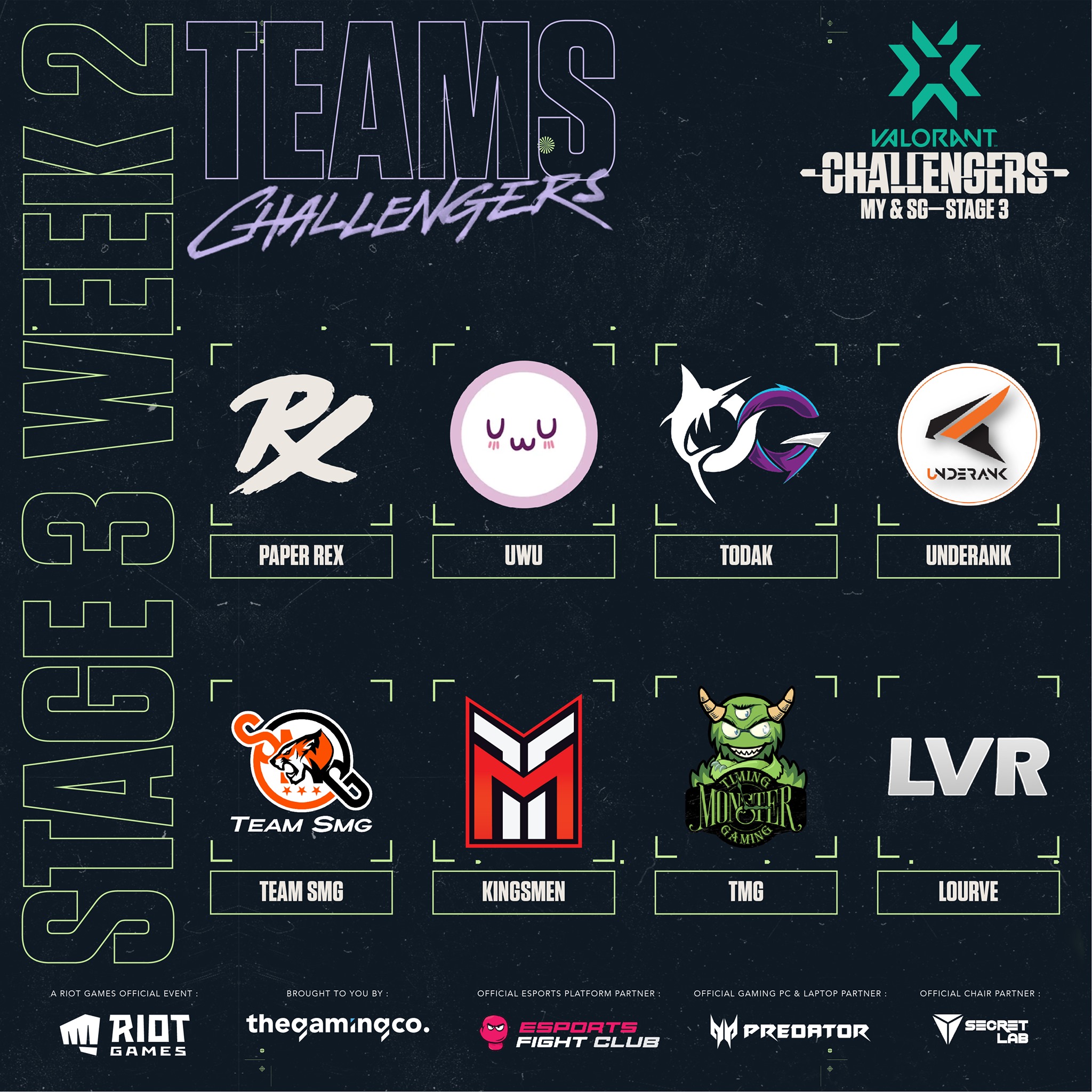 Valorant Challengers MY/SG 宣布 Predator 成为官方游戏 PC 和笔电合作伙伴！观看比赛直播有机会获得Predator耳机、滑鼠等奖品！ - Zing Gadget