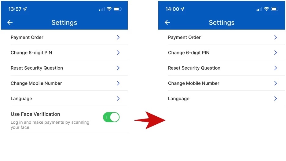 iPhone用户注意！TNG eWallet iOS版移除了脸部识别验证功能，需使用PIN码验证付款！