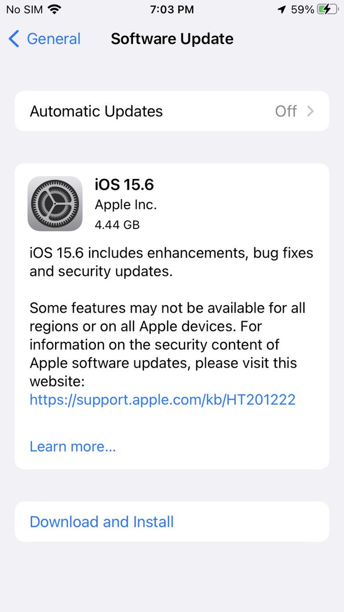 iOS/iPad OS 15.6 RC版发布：修复Bug 流畅度/性能继续提升