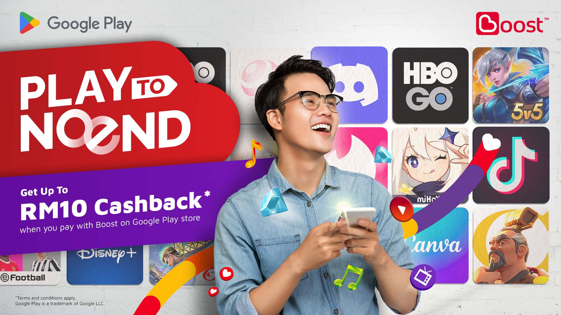 Google Play 开放支持Boost付款！即日起至明年1月31使用Boost付款可享有高达RM10现金返还！ - Zing Gadget