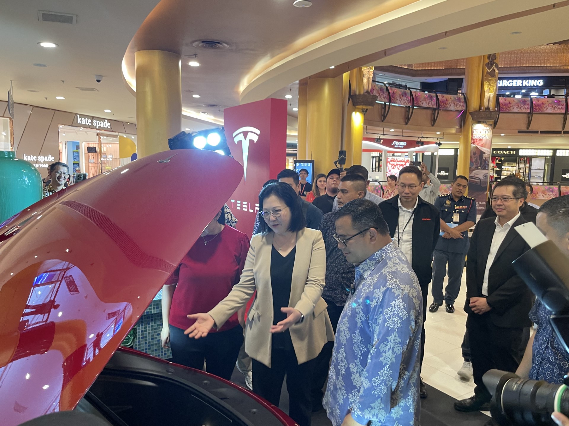 Sunway Pyramid Tesla Supercharger超级充电站正式启用，收费RM1.25/kWh