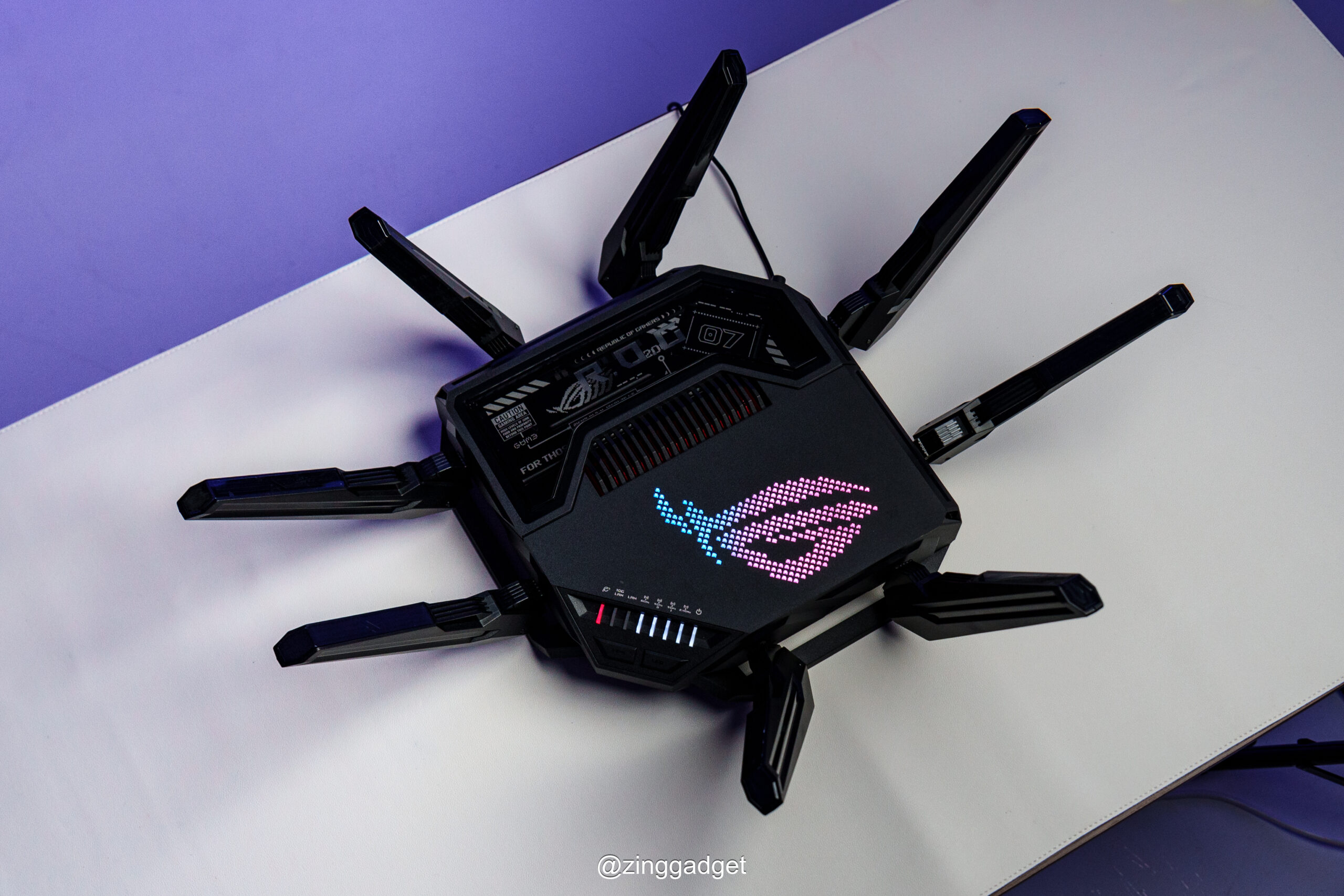 ROG Rapture GT-BE98体验：WiFi 7+专属游戏模式，输的原因只剩下Telco和手速 - Zing Gadget