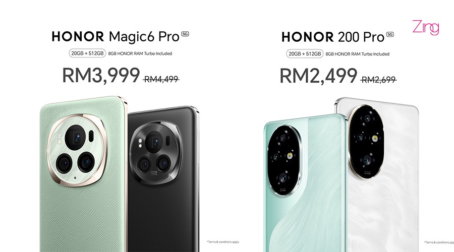即日起全面降价！HONOR Magic6 Pro、200系列和X6b大降价：可节省高达RM500！