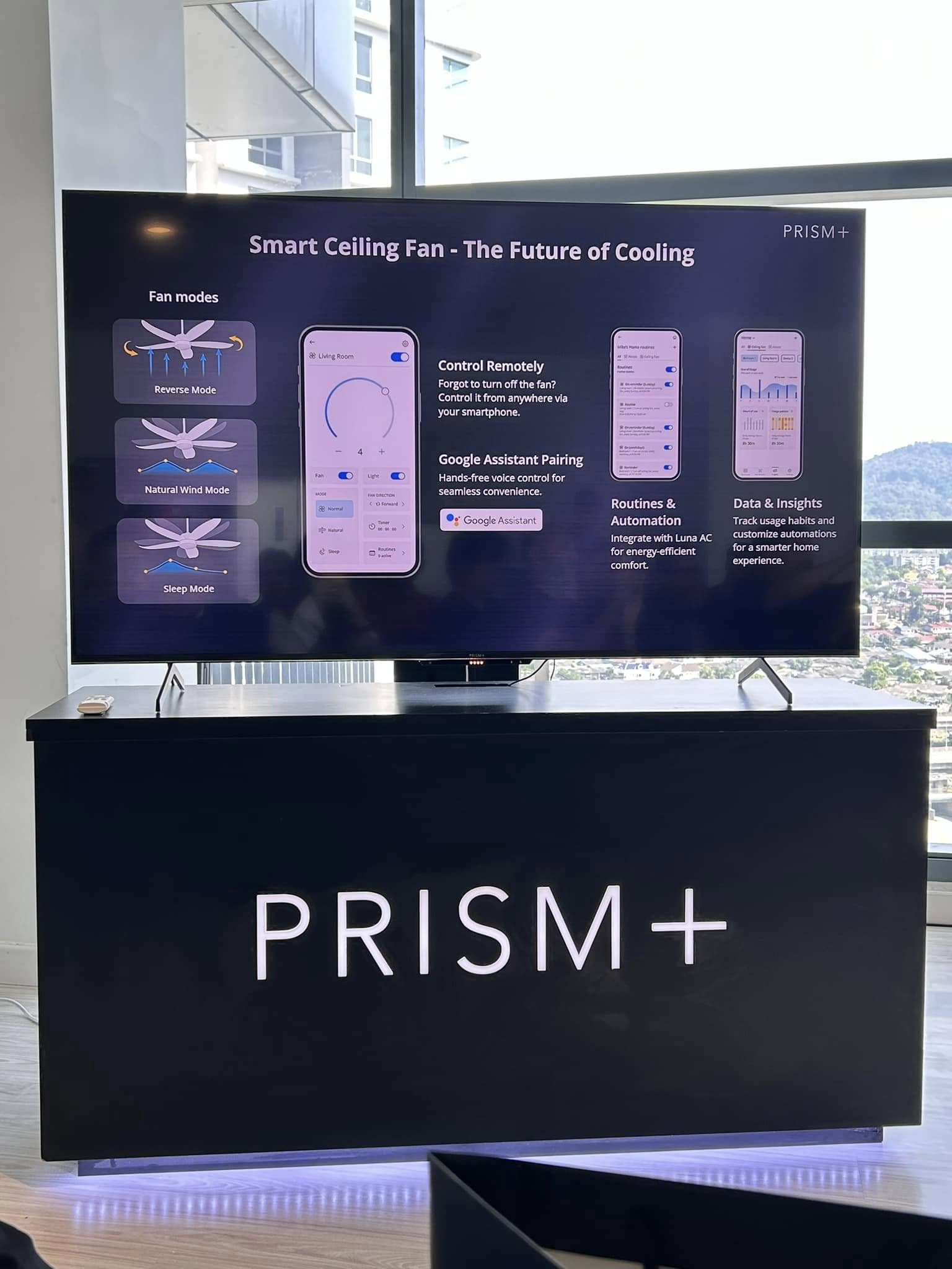 PRISM+发布大马首款可定制Laguna吊扇+PureFresh冰箱！可用App操控，售RM179起！